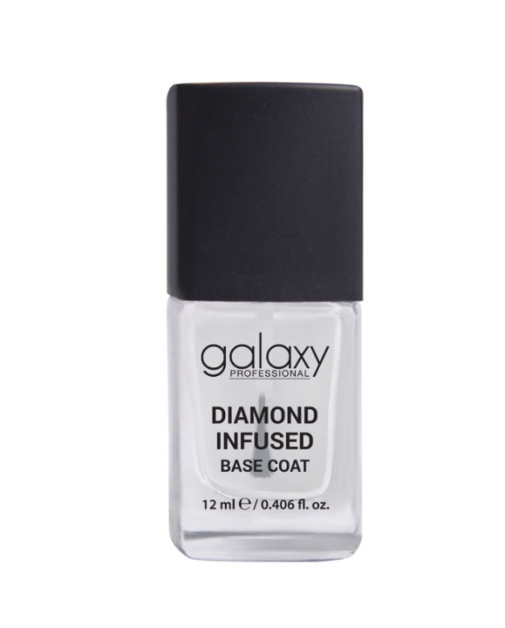 Baza za lak za nokte GALAXY Diamond Infused Based Coat 12ml