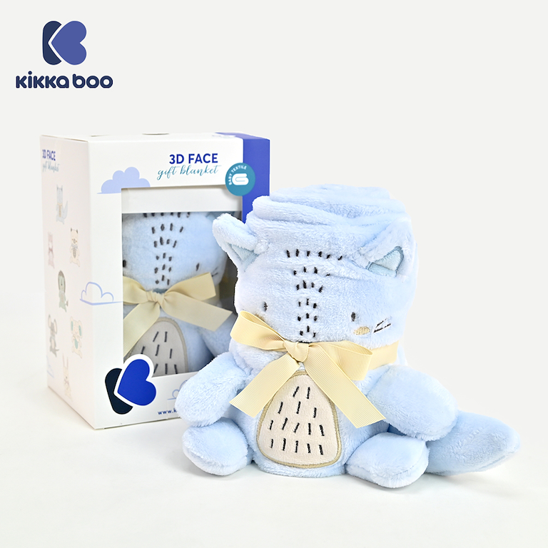 Kikka Boo Bebi ćebence sa 3D vezom u obliku igračke 75x100cm Little Fox KKB50107