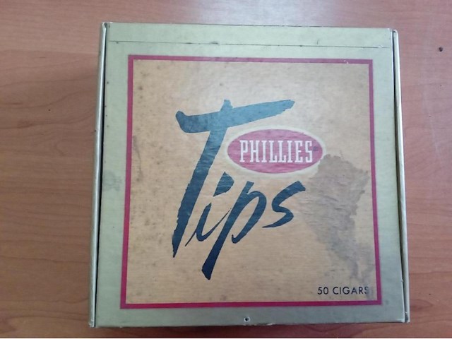 Kutija od cigareta, Phillies Tips