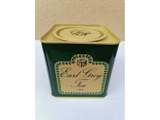 Prazna limena kutija - Earl Grey Tea - Compack-Budapest