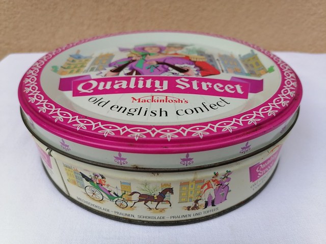Prazna limena kutija - Mackintosh`s Quality Street b)