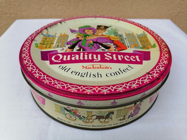 Prazna limena kutija - Mackintosh`s Quality Street a)
