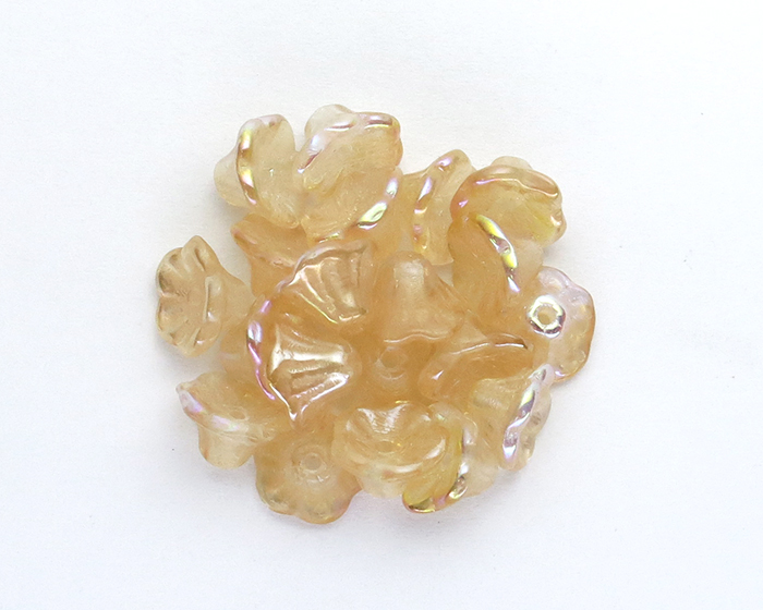 Cvetne Kapice 7x5mm 00030/98531 Crystal Yellow Rainbow (20kom)