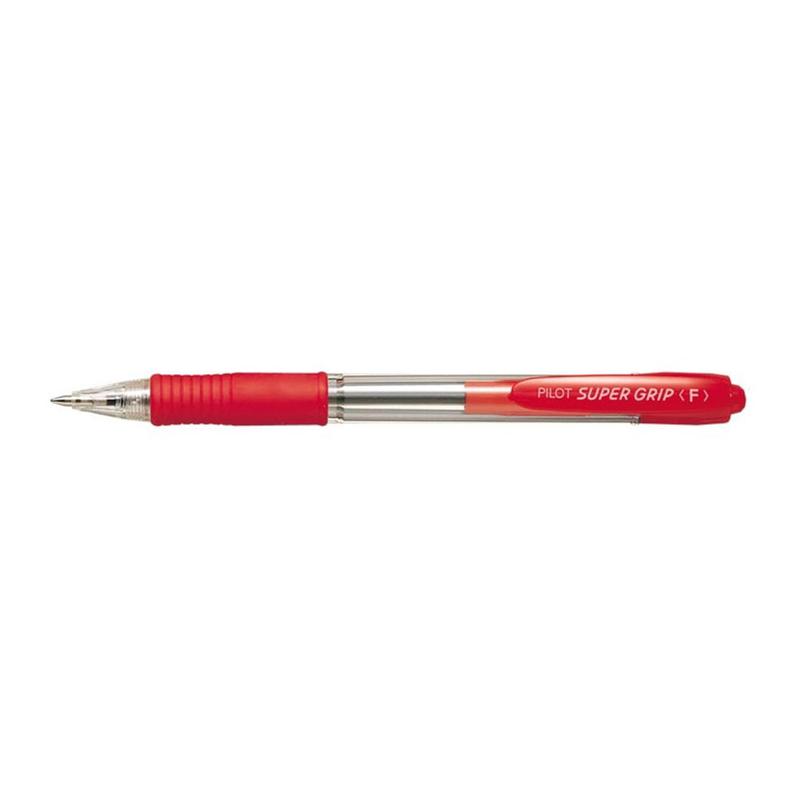 Hemijska olovka PILOT Super Grip crvena 154652