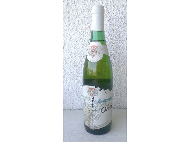vino belo 0,75l KOSOVSKI RIZLING ORVIN 1989 g
