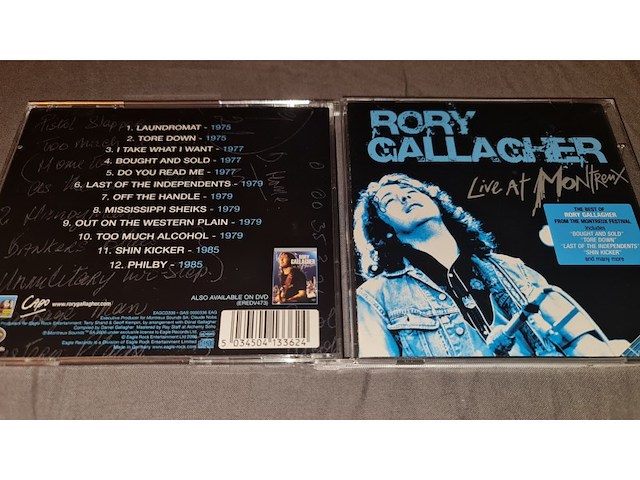 Rory Gallagher - Live at Montreux , ORIGINAL