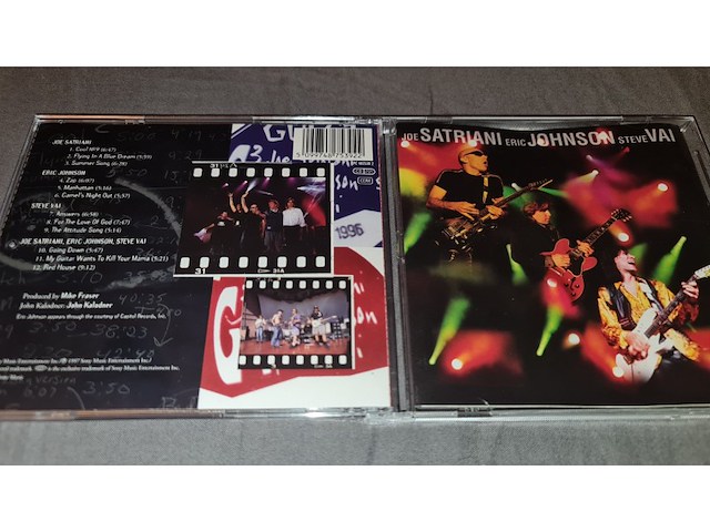 Satriani, Johnson and Vai - G3 live in concert , ORIG.