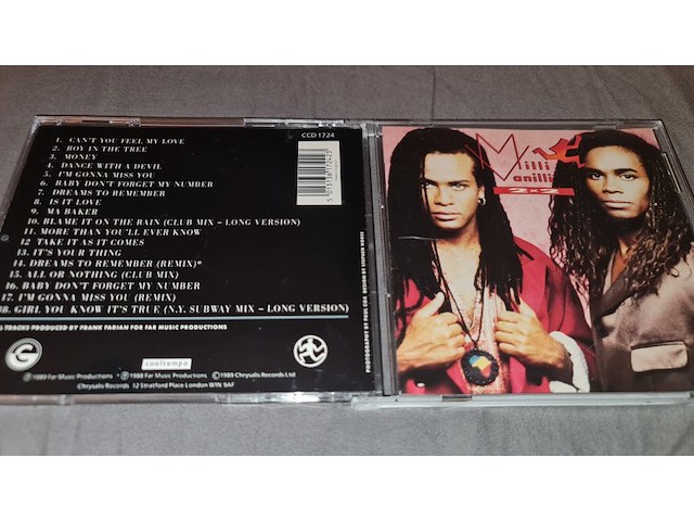 Milli Vanilli - Two x 2 , ORIGINAL