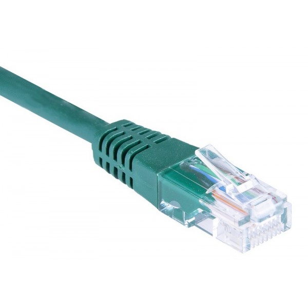 PATCH KABL RJ45 0,25m ZELENI CAT5E UTP