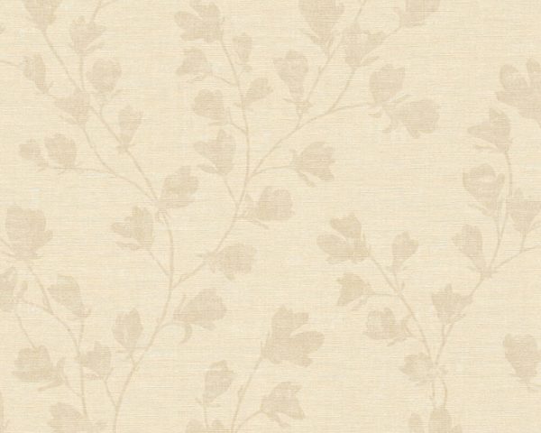 PRIVATE WALLS WALLPAPER «COTTAGE, FLORAL, BEIGE, CREAM» 387475