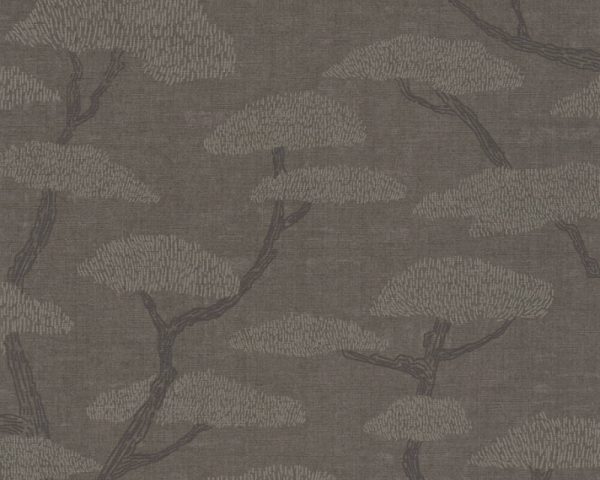 PRIVATE WALLS WALLPAPER «FLORAL, BEIGE, BROWN, GREY, TAUPE» 387415