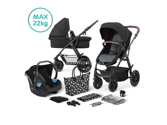 Kinderkraft kolica XMOOV 3u1 black