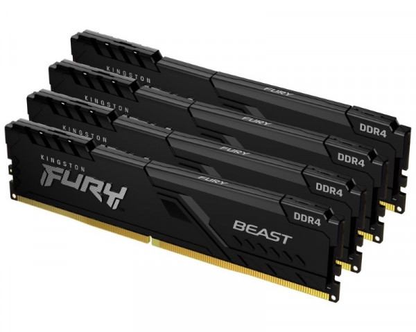 KINGSTON DIMM DDR4 128GB (4x32GB kit) 3600MHz KF436C18BBK4128 Fury Beast Black