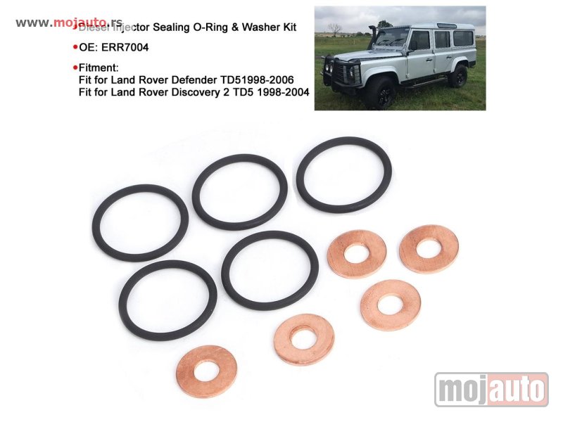 Podloske dizni za Land Rover Defender i Discovery 2.5 TD5 - set