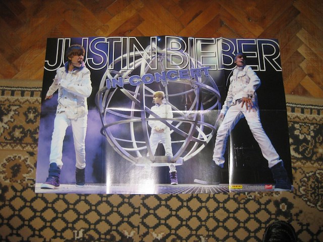 Poster (dvostrani) Justin Bieber (Panini)