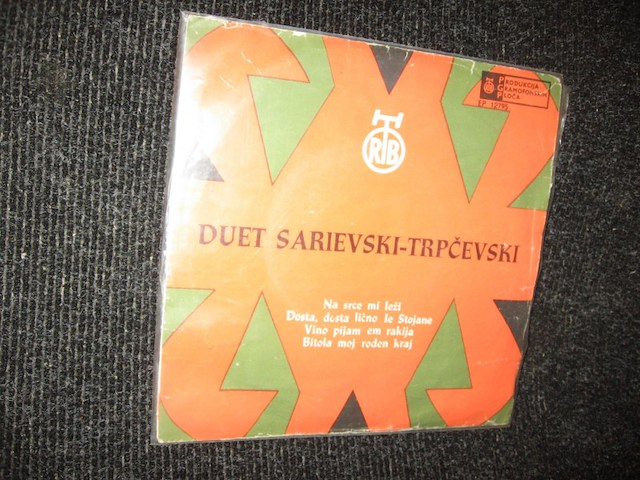 DUET SARIEVSKI - TRPČEVSKI - NA SRCE MI LEŽI (EP-SINGL)