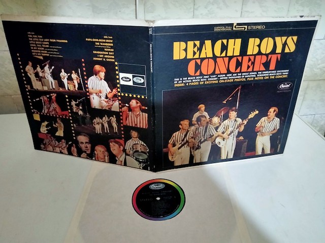 BEACH BOYS IN CONCERT US LP MINT