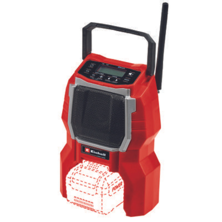 Einhell Akumulatorski radio i Bluetooth zvučnik TC-RA 18 Li BT – Solo, 3408017