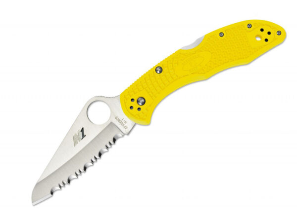 Spyderco preklopni nož Yellow Serrated 01SP231