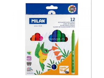 Milan flomasteri 12 kom ( MLN612312 )
