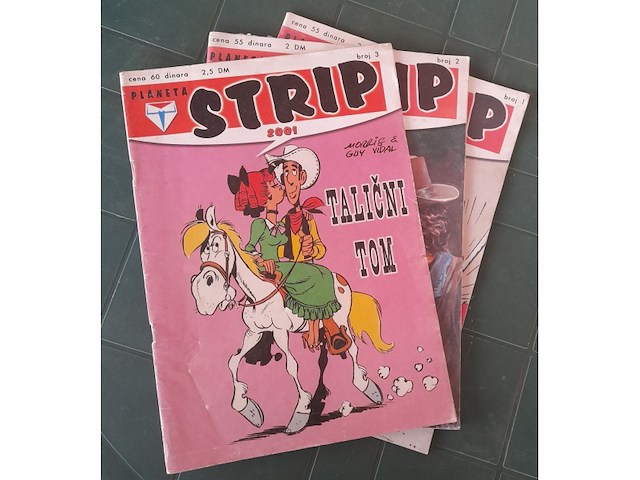 Strip planeta, 2001, #1, #2, #3