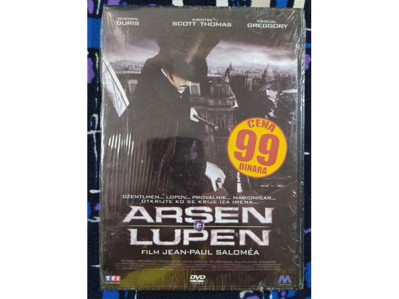 Arsen Lupen (dvd) NOVO!!!