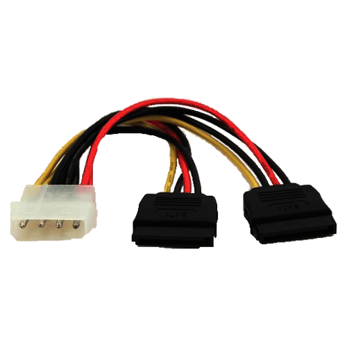 GEMBIRD 2 x Serial ATA naponski kabl - CC-SATA-PSY SATA kabl, Molex, 2x SATA naponski (ženski), 0.15m