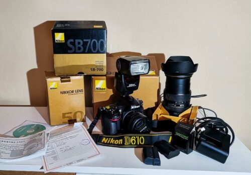 Nikon D610 sa DVA objektiva i blicem SB 700