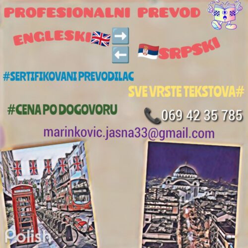 Profesionalni prevod engleski-srpski