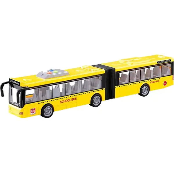 Autobus 1:16 produzeni zuti sa zvukom I svetlom B/O (1/18) Wenyi WY913A