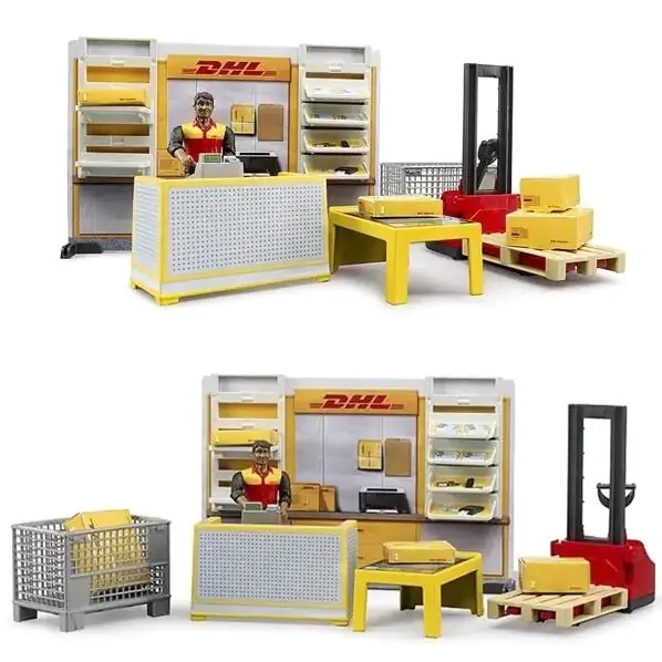 Bruder Set sa figurama DHL šop paketi