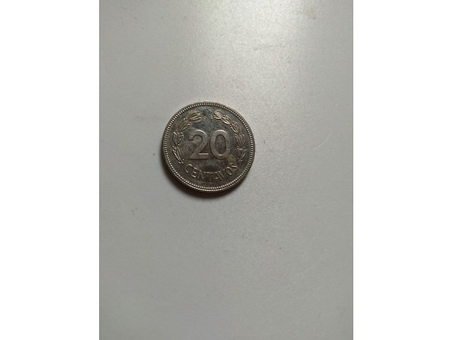 20 centi Ekvador, 1980.