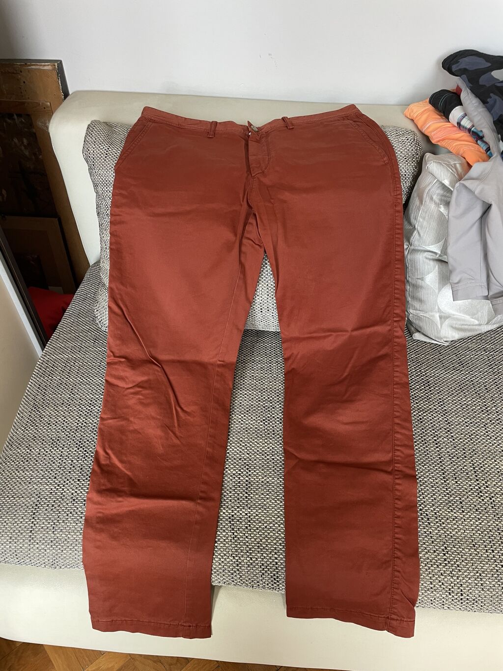 Pantalone Hugo Boss, bоја - Crvena