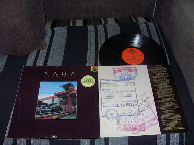 Saga – In Transit LP Polydor Germany 1982.