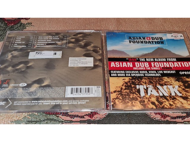 Asian Dub Foundation - Tank , ORIGINAL