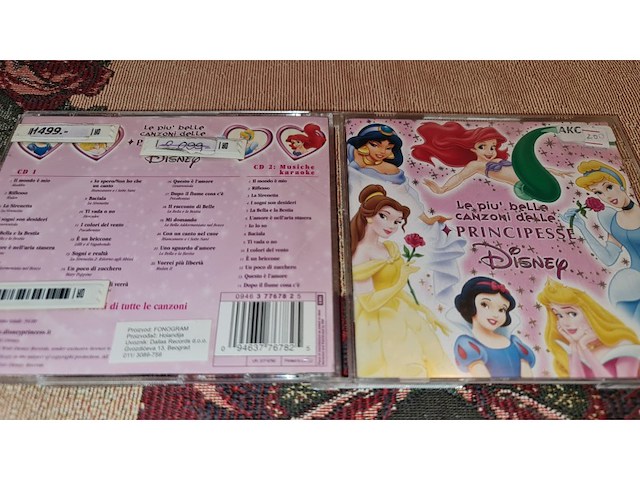 Le piu` belle canzoni delle principesse 2CDa , ORIGINAL