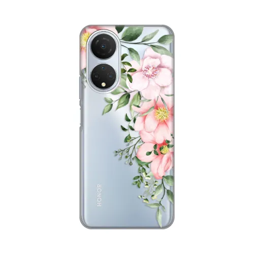 Silikonska futrola - maska print Skin za Huawei Honor X7 Gentle Rose Pattern