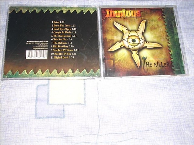 Impious ‎– The Killer CD Hammerheart Netherlands 2002.