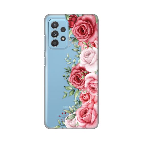 Silikonska futrola - maska print Skin za Samsung A525 Galaxy A52 4G/A526 Galaxy A52 5G/A528B Galaxy A52s 5G Wild Roses