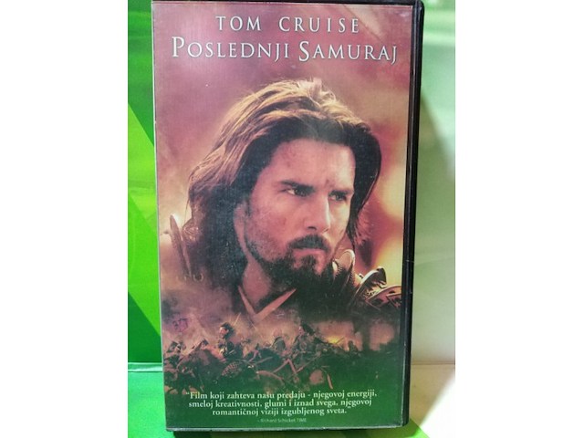 Poslednji Samuraj - Tom Cruise / VHS /