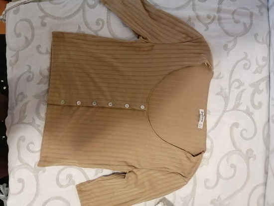 Crop top bež/crni M