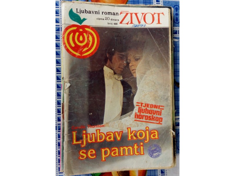 Ljubavni roman - Život koji se pamti - broj 499,1983.go