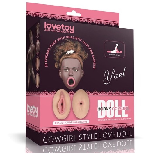 Lovetoy crnkinja u klečećem položaju, LVTOY00526