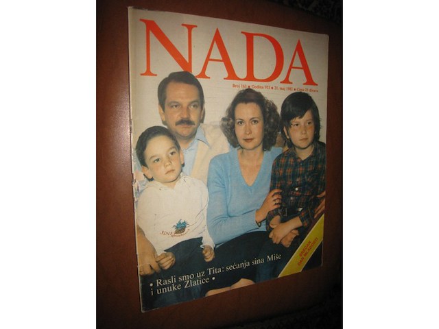 Nada br.163 (1982.) Porodica Žikelić (Zlatica Broz)