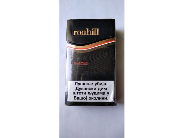 Kutija od cigareta Ronhill black wave