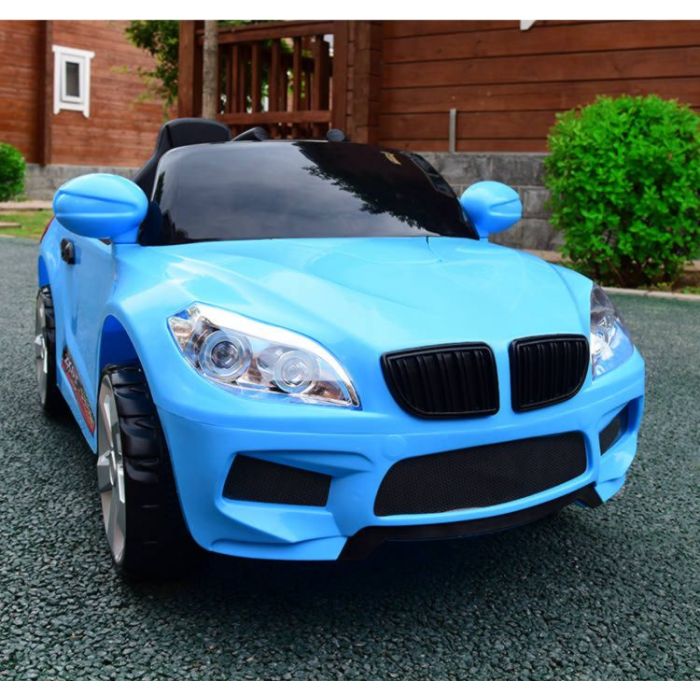 Auto na akumulator za decu Delfino Sporting ZX6R kožno sedište Plavi