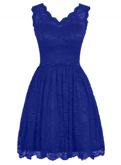 Cipkasta kraljevsko plava haljina sa cirkonima