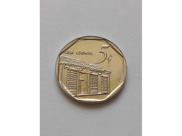 5 Cent 2016.g - Kuba - Sa Greškom - ODLIČNA -