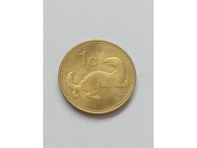 1 Cent 1995.g - Malta - LEPA Kovanica - Životinja