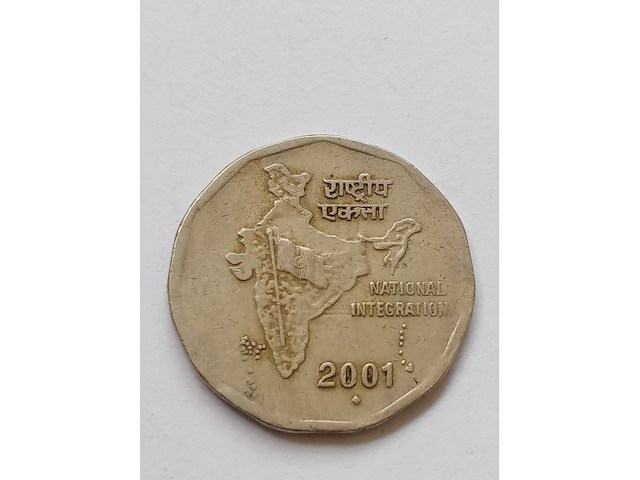 2 Rupees 2001.g - Indija -